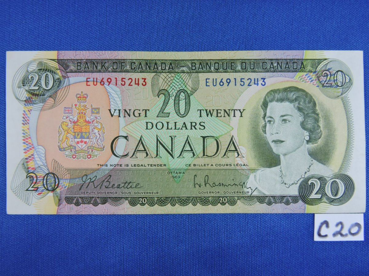 1969 Canada 20 Dollar Bill 1969-canada-20-dollar-bill