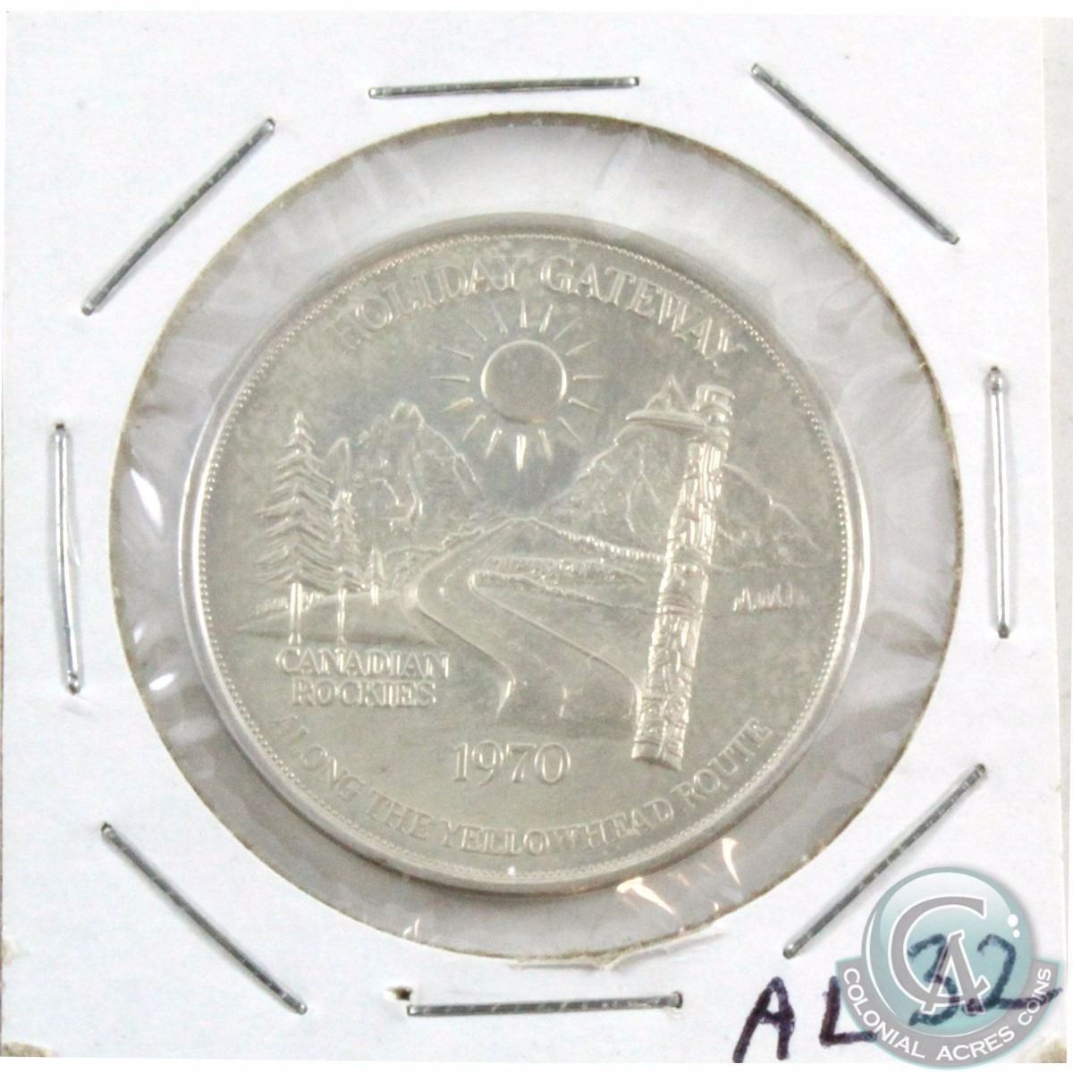 Limited Mintage of 100!!! 1970 Jasper Alberta Souvenier Trade Dollar ...