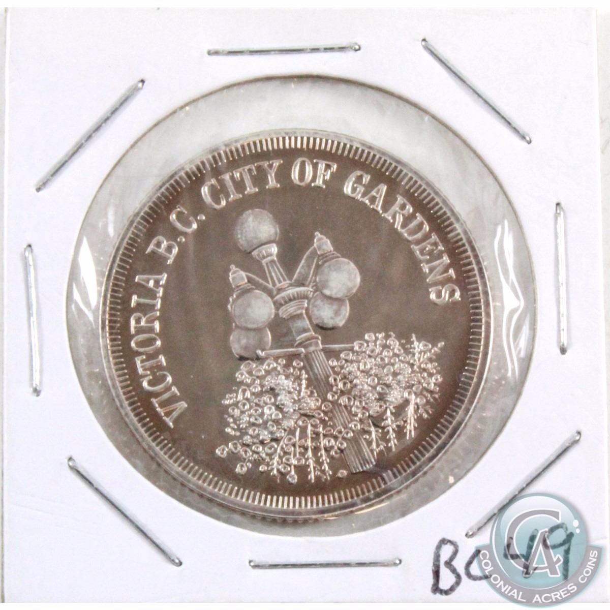 Limited Mintage of 100!! 1977 Victoria BC Empress hotel Souvenir .999 ...