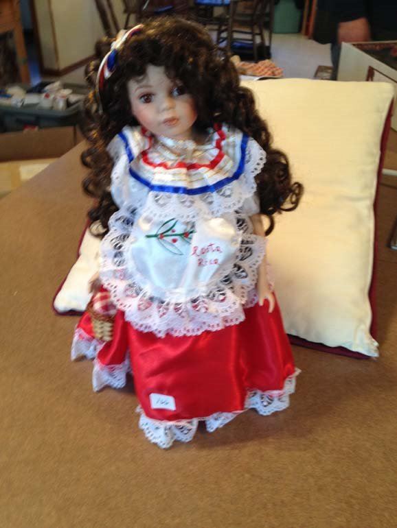 Costa Rica Porcelin Doll Bodnarus Auctioneering