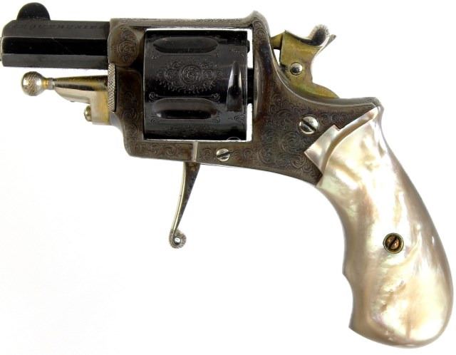 Antique 32 rimfire folding trigger revolver SN 73X