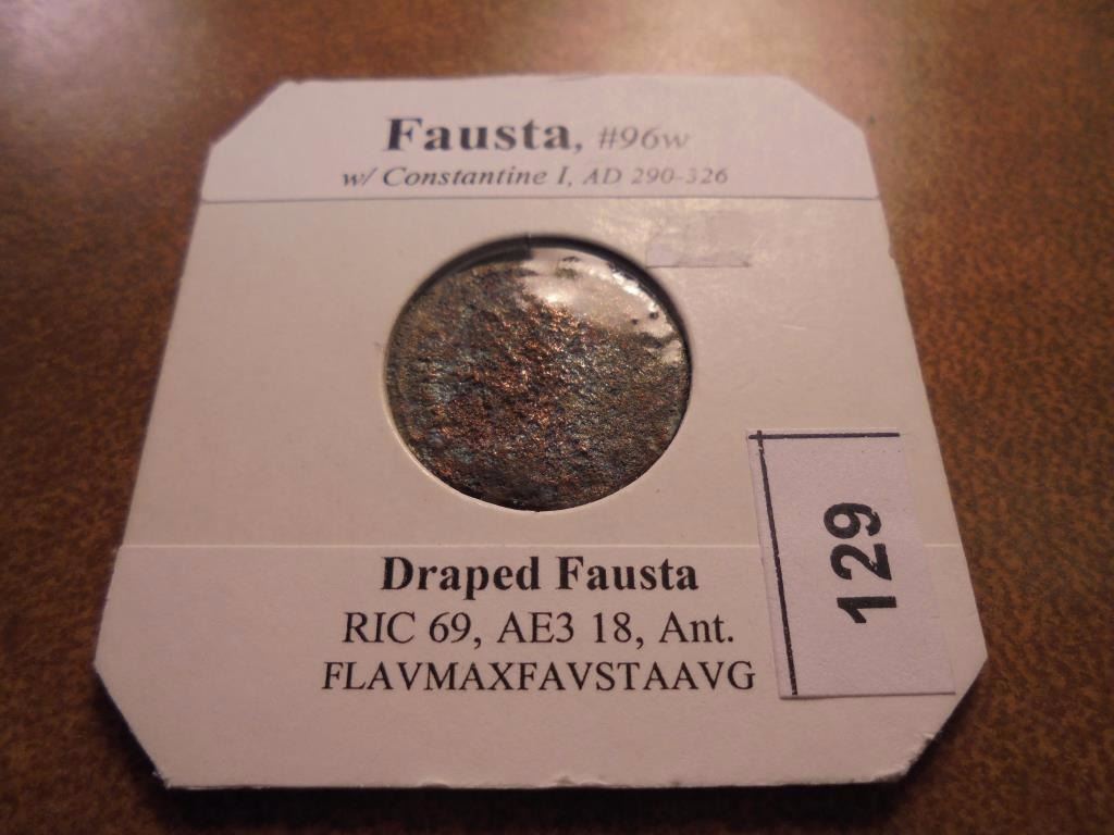 290-326 A.D. FAUSTA ANCIENT COIN