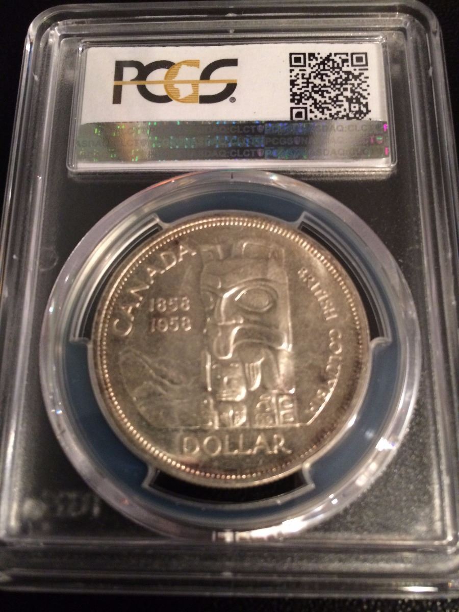 1958 Canada Dollar PCGS MS61