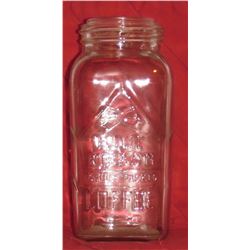 Blue Ribbon glass jar