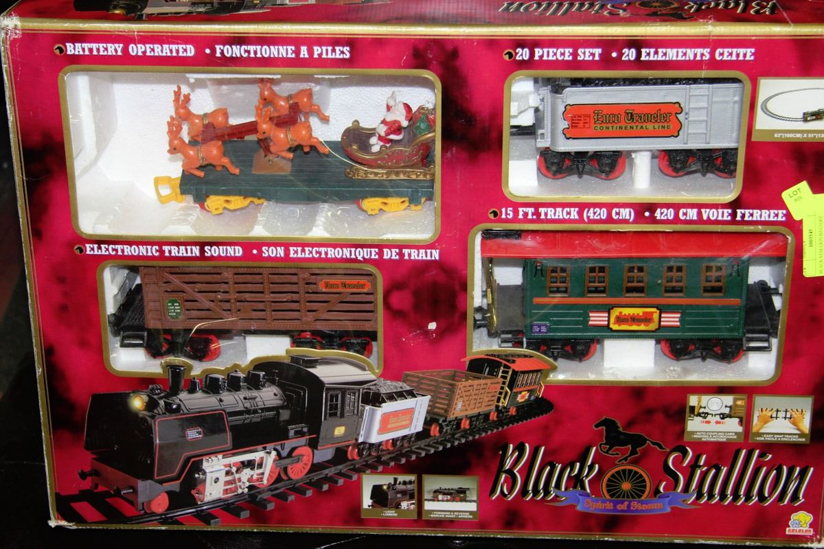 BLACK STALLION BATTERY OPERATED TRAIN SET