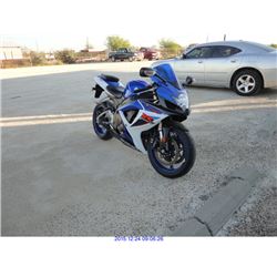 2007 - SUZUKI GSX MOTORCYCLE