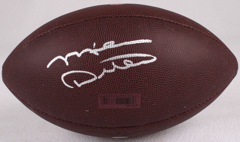 Mike Ditka Signed Bears Logo Football (Schwartz COA)