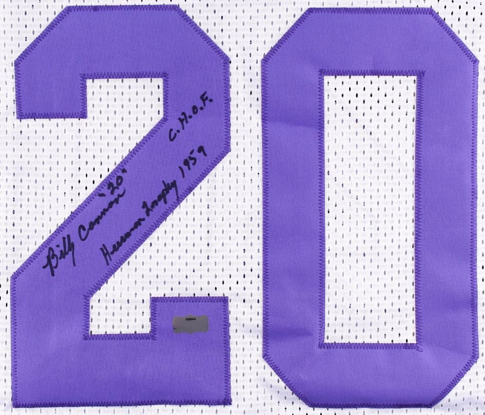 Billy Cannon Signed LSU Jersey Inscribed "C.H.O.F." & "Heisman Trophy ...