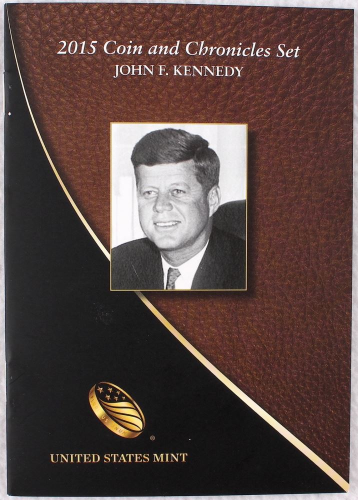 2015 John F Kennedy Coin & Chronicles Set