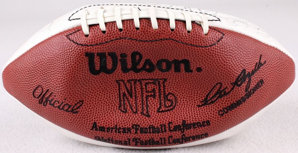 Multi-Signed White Panel Football with (28) Signatures Including Franco ...