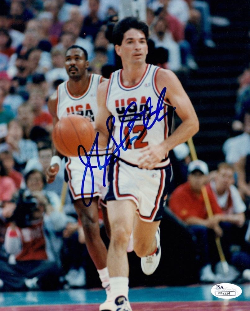 John Stockton Signed Team USA 8x10 Photo (JSA)