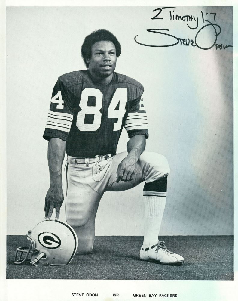 Steve Odom Signed Packers 8x10 Photo (JSA)