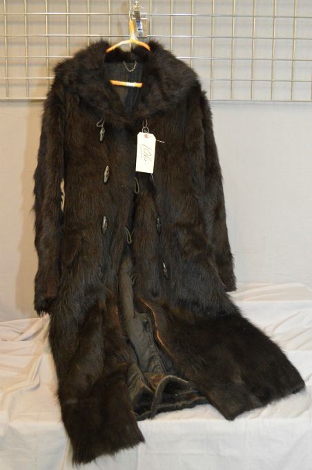 Antique Man's Bear Hide Coat