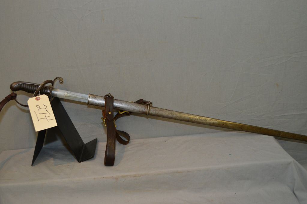 Klingenthal ( German ) Sword w/scabbard also marked Coulaux on opposite ...