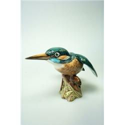A Beswick pottery kingfisher, moulded 2371, black marks, 11cm high