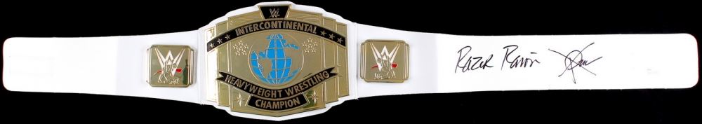 Scott Hall "Razor Ramon" Signed WWE Intercontinental Heavyweight ...