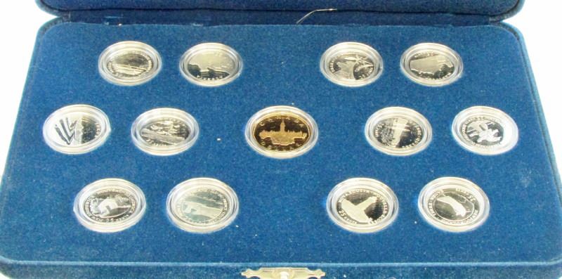 1992 Canada 125 Quarter Set With Loonie On Card