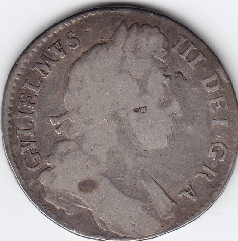 1696 Great Britain (UK) Sterling Silver Half Crown Coin Coin - Octavo ...