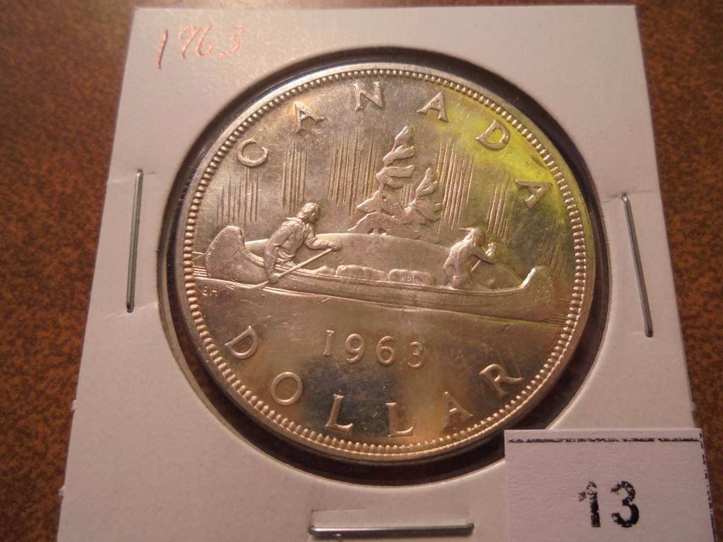 1963 CANADA SILVER DOLLAR