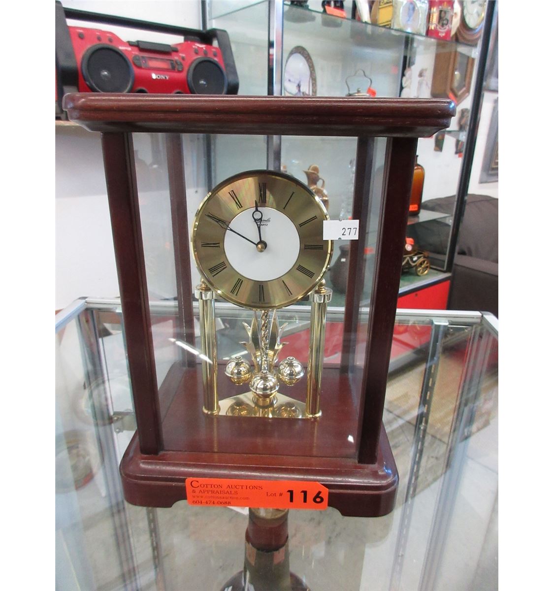 German Hermle anniversary clock