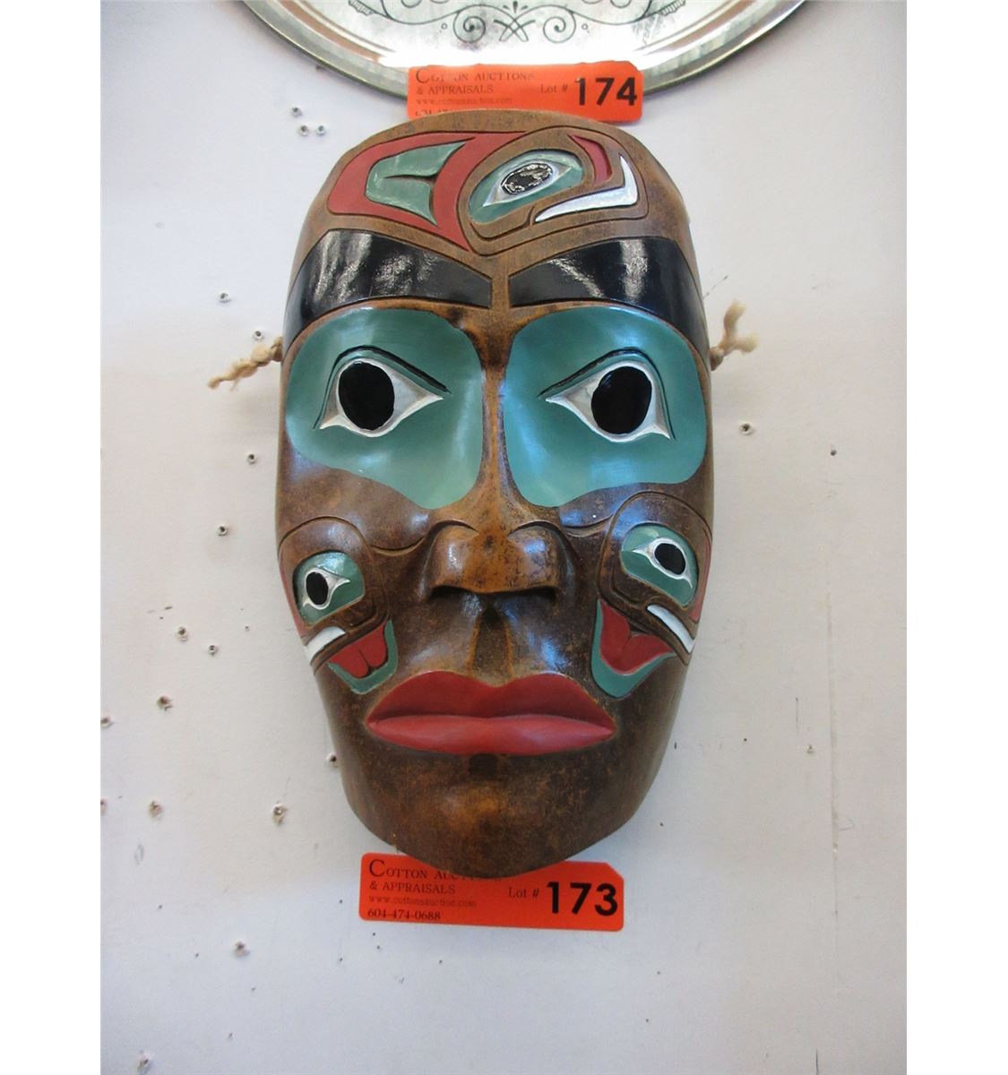 Resin wall mask - First Nations motif