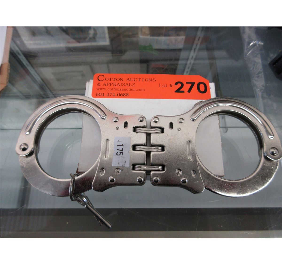 New police style handcuffs with keys