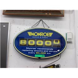 Monroe electric neon wall sign