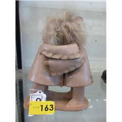 Inuit pottery statuette