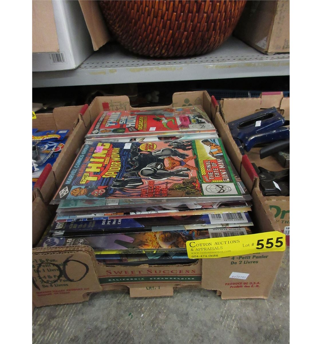 80 Assorted comic books - most wrapped