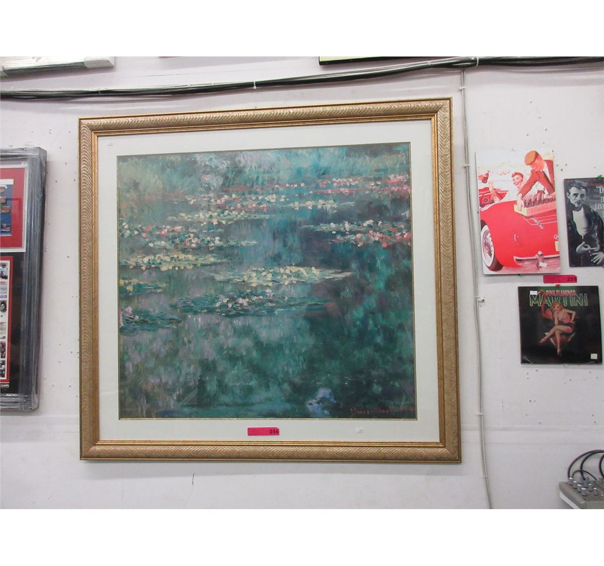 Large scale - Claude Monet framed print