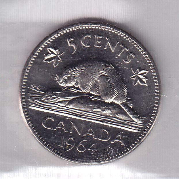 1964 Five Cents 1964-five-cents
