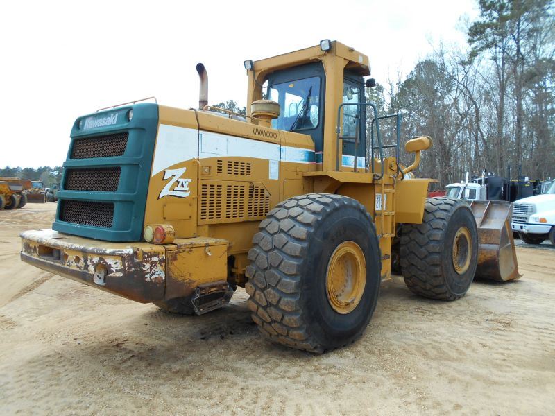 KAWASAKI 95Z IV WHEEL LOADER, S/N 97035308, GP BUCKET, ECAB W/ AIR, 29 ...