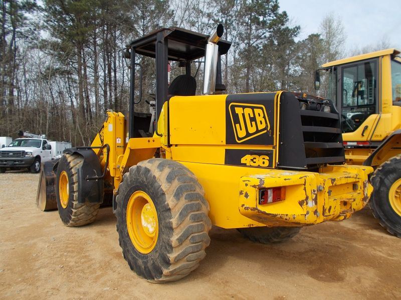 JCB 436 WHEEL LOADER, S/N 0533982, GP BUCKET, CANOPY, 20.5-25 TIRES, METER READING 3,315 HOURS ...