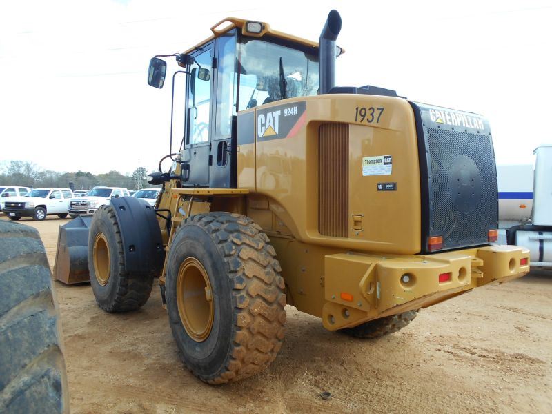 CAT 924H WHEEL LOADER, S/N HXC01937 (10 YR) GP BUCKET, FORKS, HYDRAULIC ...