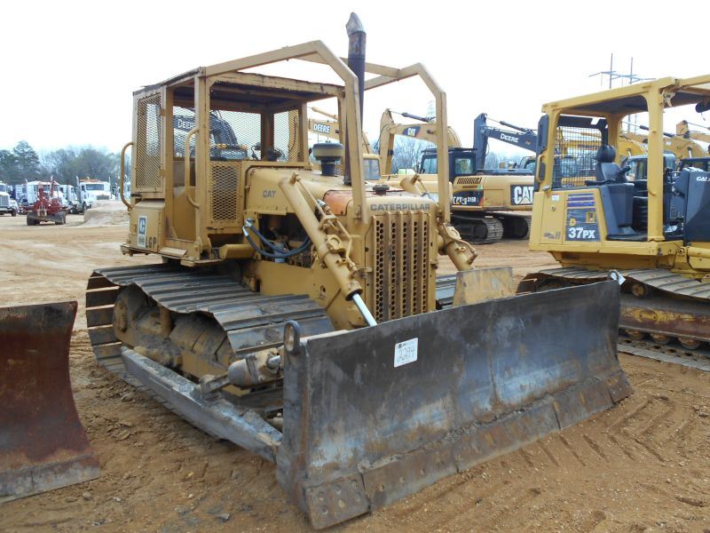 CAT D4E LGP CRAWLER TRACTOR, S/N 72X0661, STRAIGHT BLADE W/HYD TILT ...