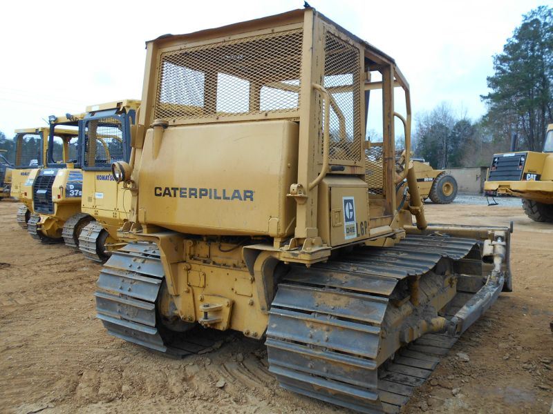 CAT D4E LGP CRAWLER TRACTOR, S/N 72X0661, STRAIGHT BLADE W/HYD TILT ...