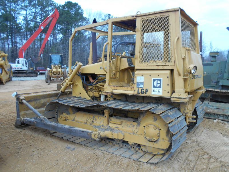 CAT D4E LGP CRAWLER TRACTOR, S/N 72X0661, STRAIGHT BLADE W/HYD TILT ...
