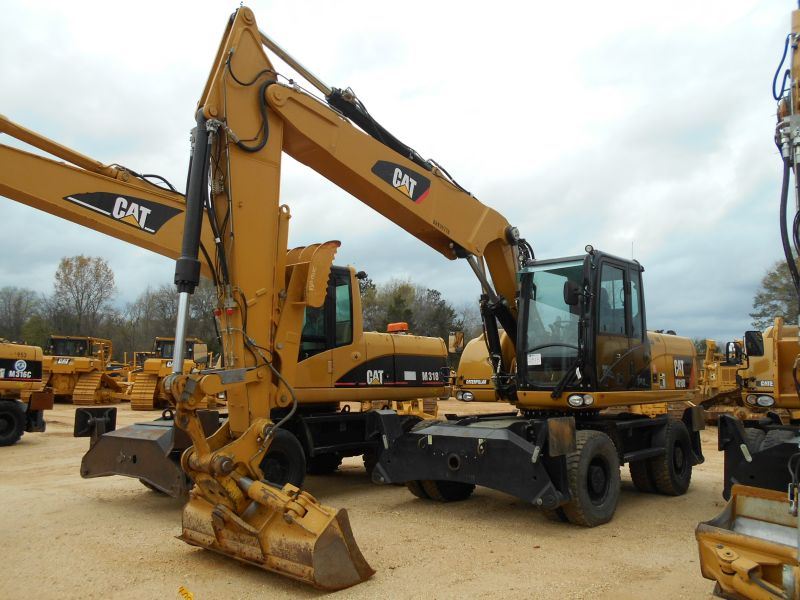 CAT M318D WHEELED HYDRAULIC EXCAVATOR, S/N D8W00788 (12 YR) 9' 3" STICK ...