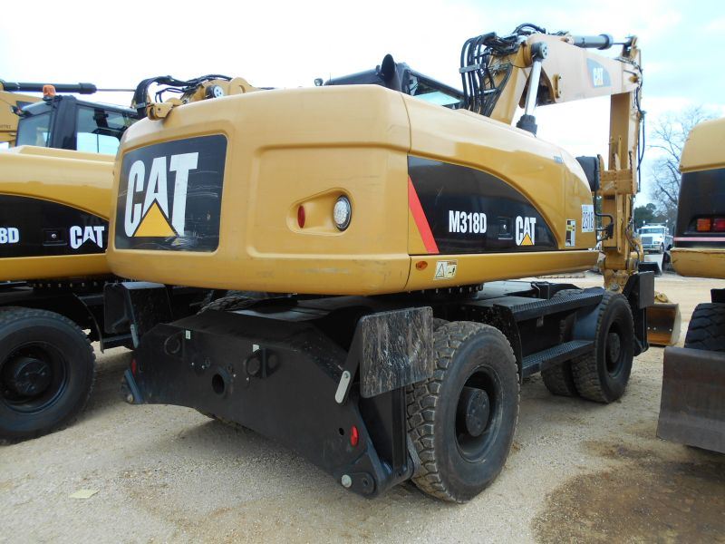CAT M318D WHEELED HYDRAULIC EXCAVATOR, S/N D8W00788 (12 YR) 9' 3" STICK ...