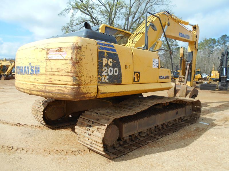 KOMATSU PC200LC-8 HYDRAULIC EXCAVATOR, S/N A90057 (12 YR) 9'6" STICK ...
