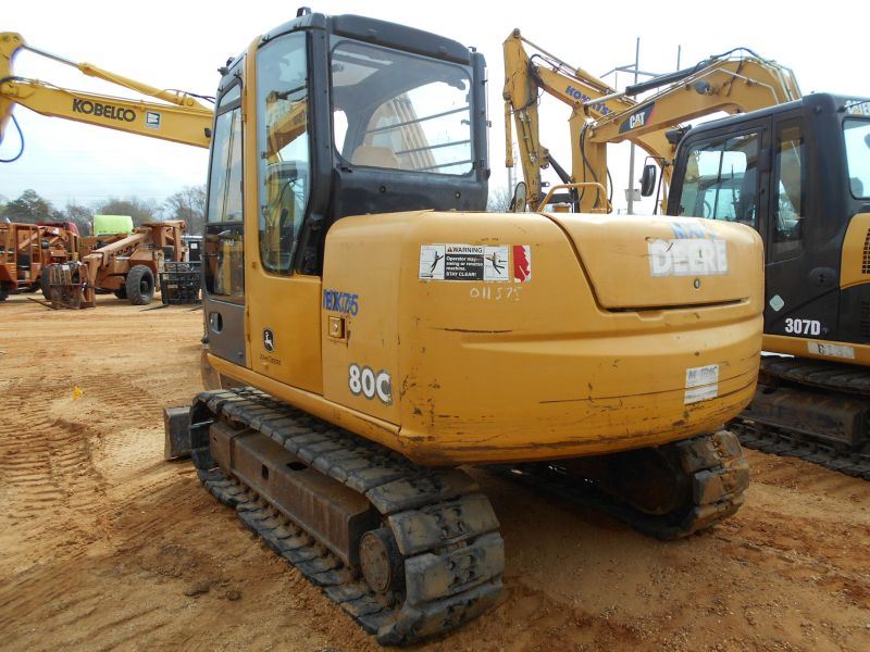 JOHN DEERE 80C MINI HYDRAULIC EXCAVATOR, S/N 011575, 6' STICK, 24 ...