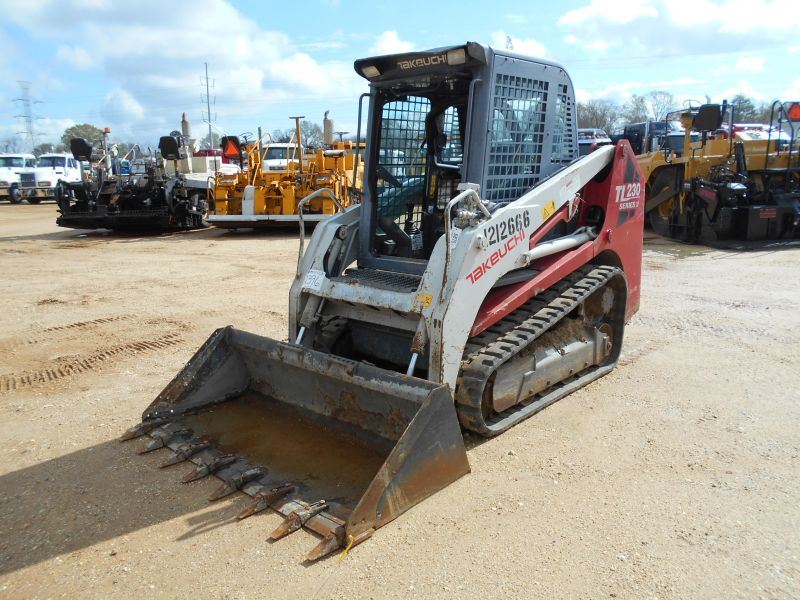 TAKEUCHI TL230 SERIES II SKID STEER LOADER, S/N 223100439 (11 YR) TRACK ...