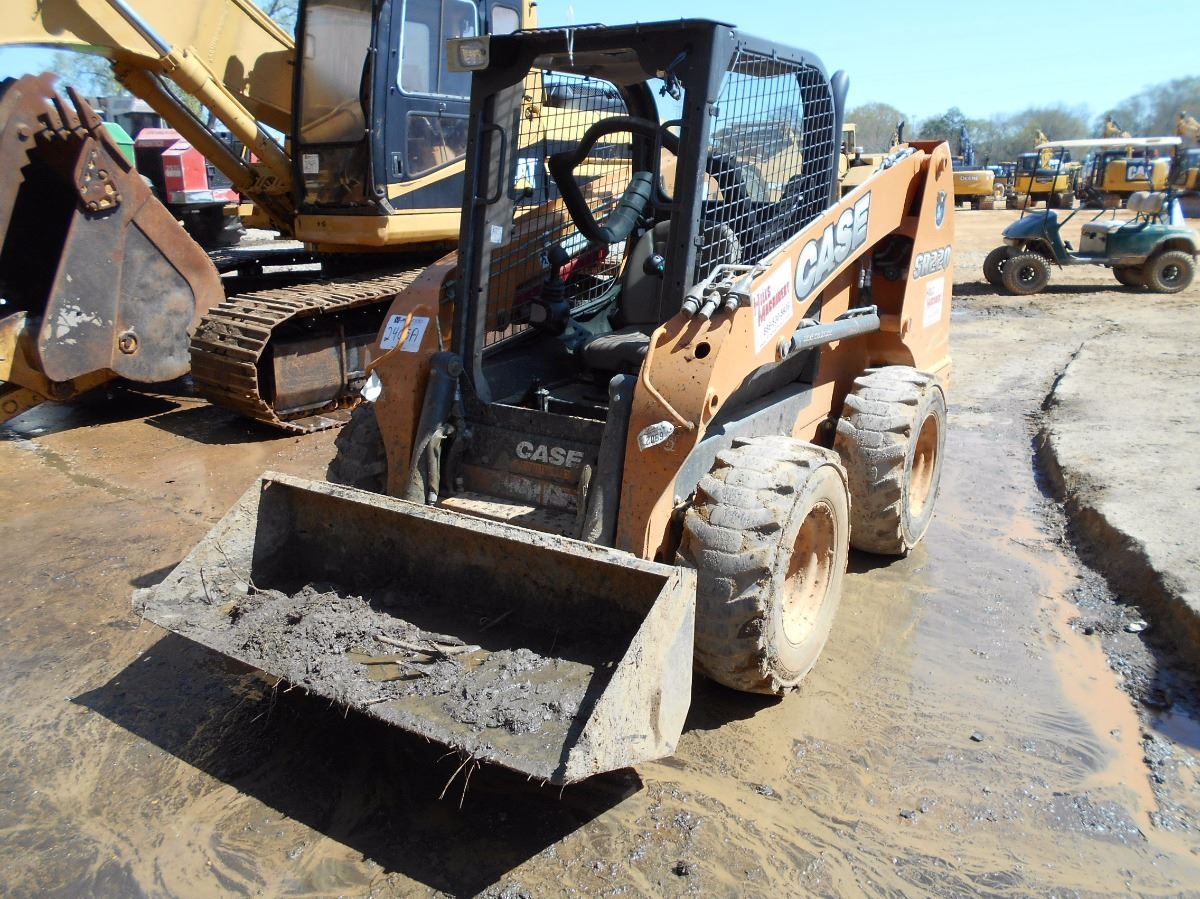 CASE SR220 SKID STEER LOADER, S/N NBM432151, (11 YR) GP BUCKET, CANOPY ...