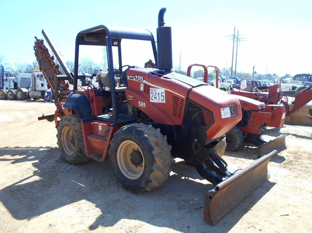 DITCH WITCH RT115 4X4 TRENCHER, S/N CMWH910XE60000090 (06 YR) JOHN ...