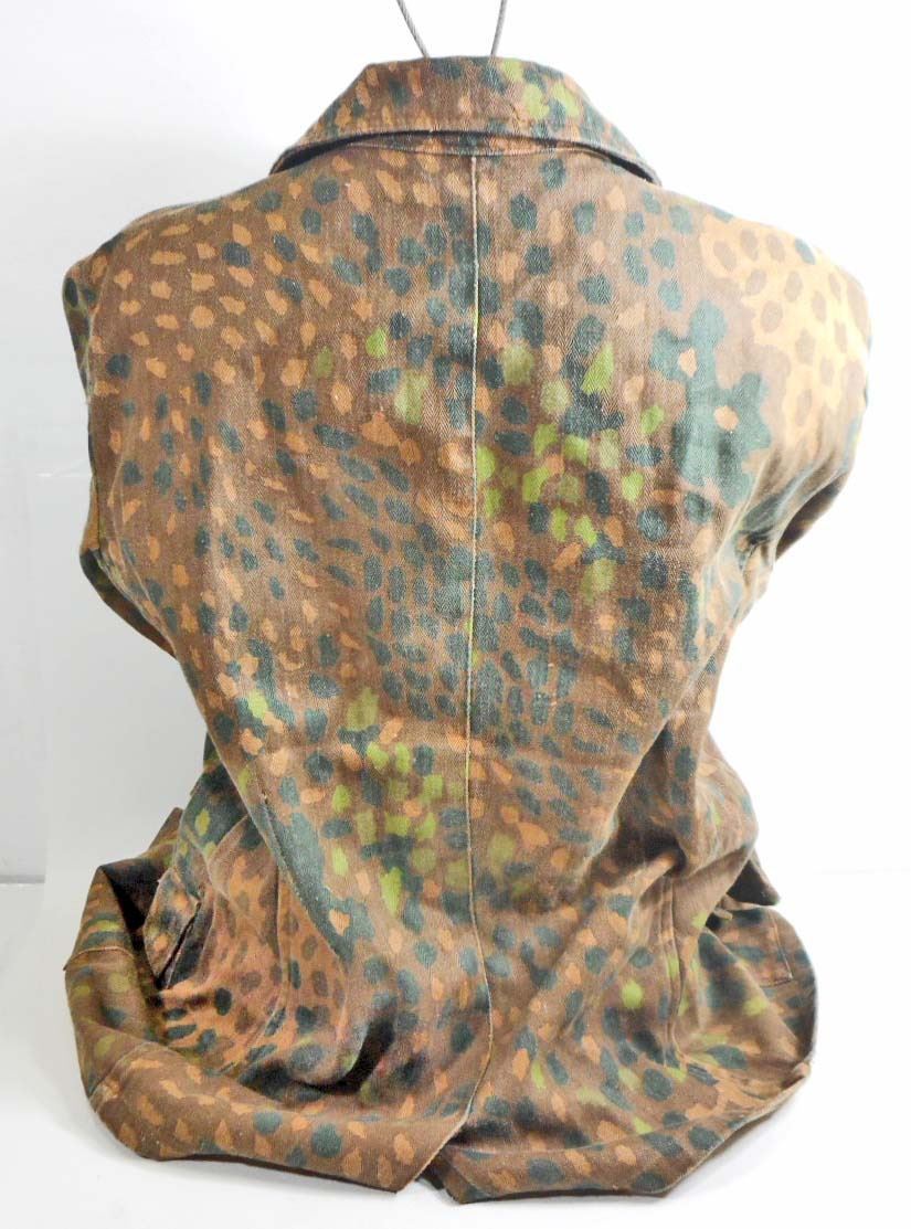 GERMAN NAZI WAFFEN SS CAMOUFLAGE DOT PATTERN COMBAT JACKET