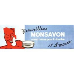 Italian advertising poster - MONSAVON