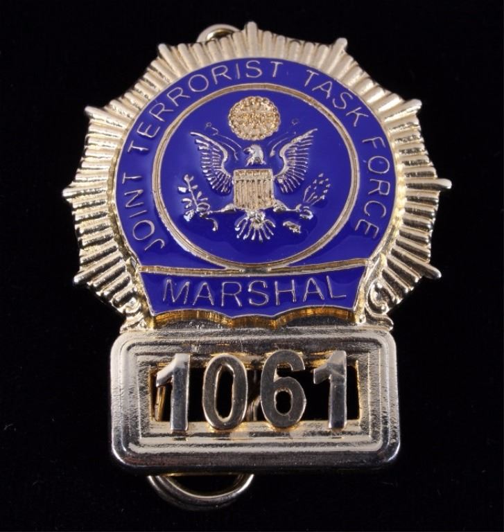 US Marshal Terrorist Task Force Badge