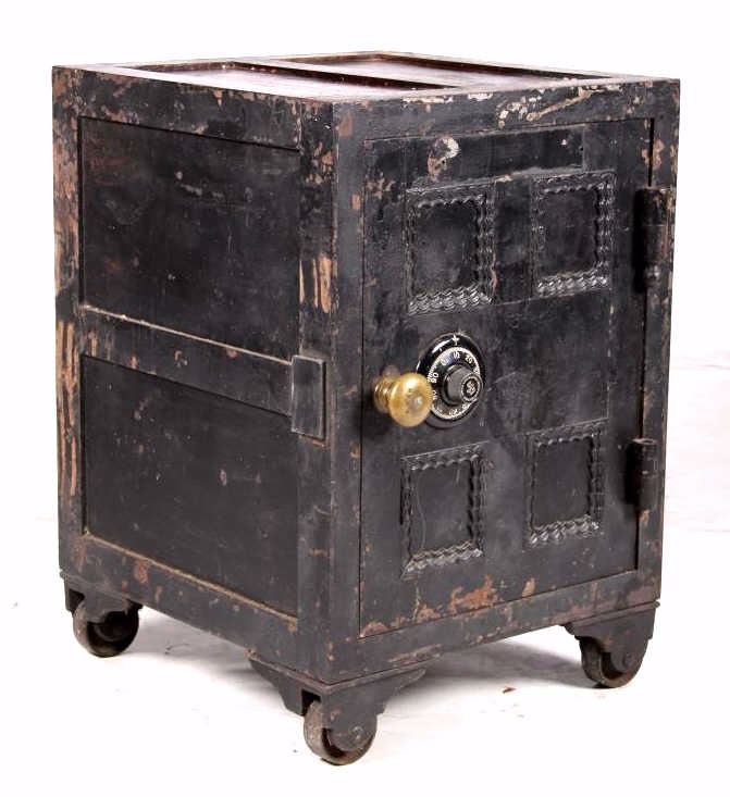 Sargent & Greenleaf Metal Antique Safe
