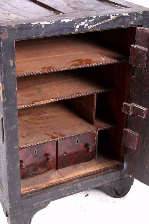 Sargent & Greenleaf Metal Antique Safe