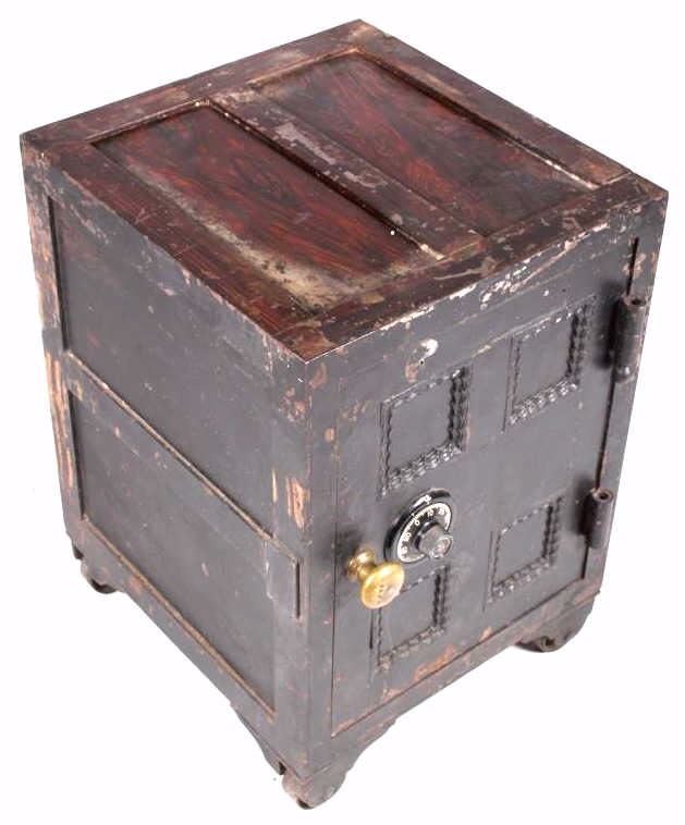 Sargent & Greenleaf Metal Antique Safe